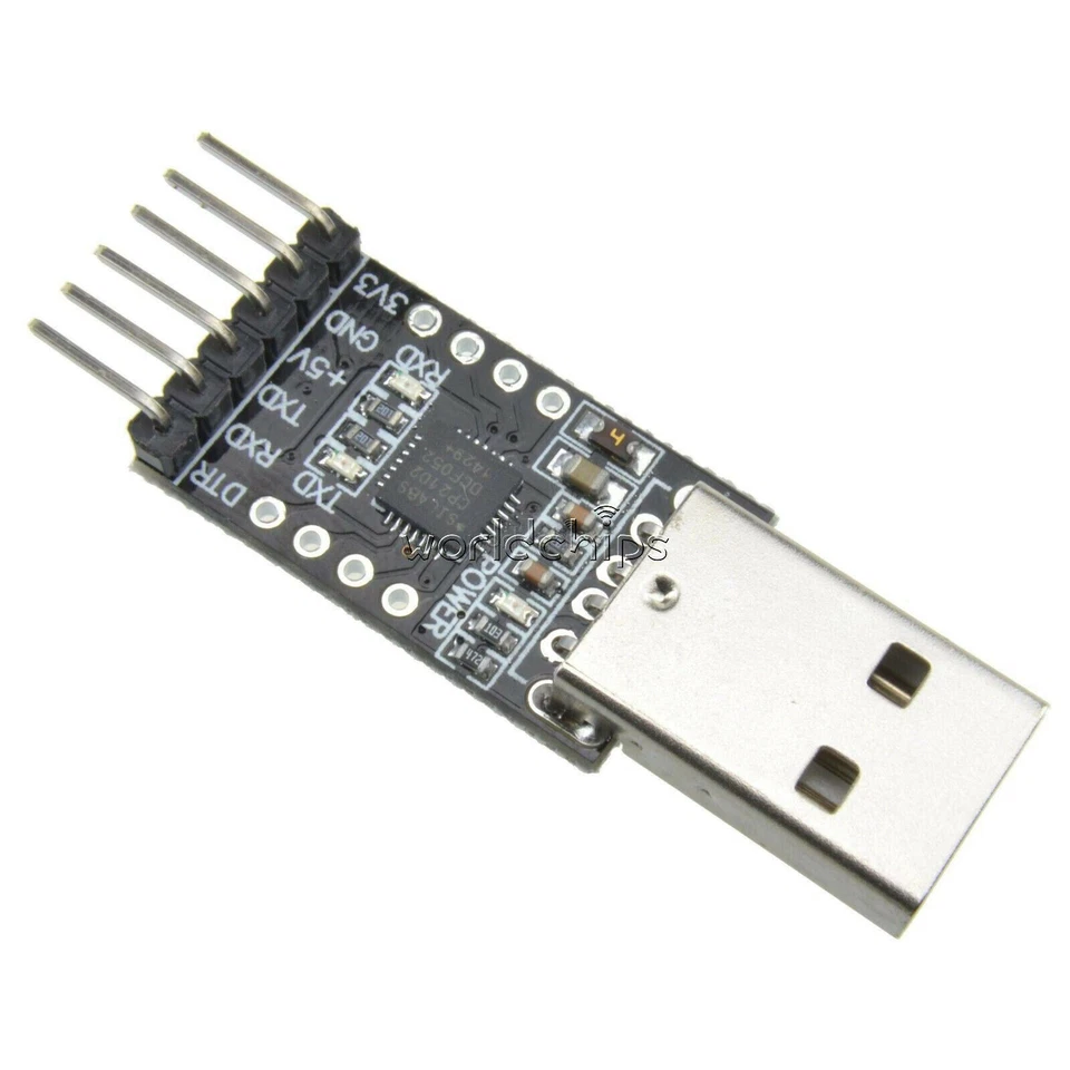 CP2102 USB to TTL UART Serial Converter Module – 5 Pin | RoboNest